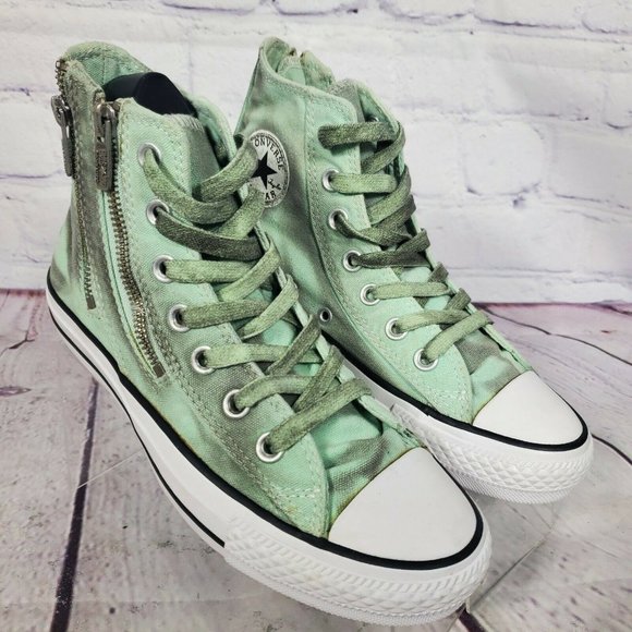 Converse | Shoes | Converse Womens Size 6 Chuck Taylor Dual Zip High ...